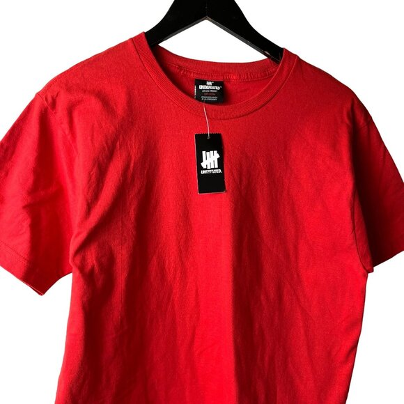 Undefeated | Tops | Undefeated T Shirt Vintage Y2k Red Small S Tee ...